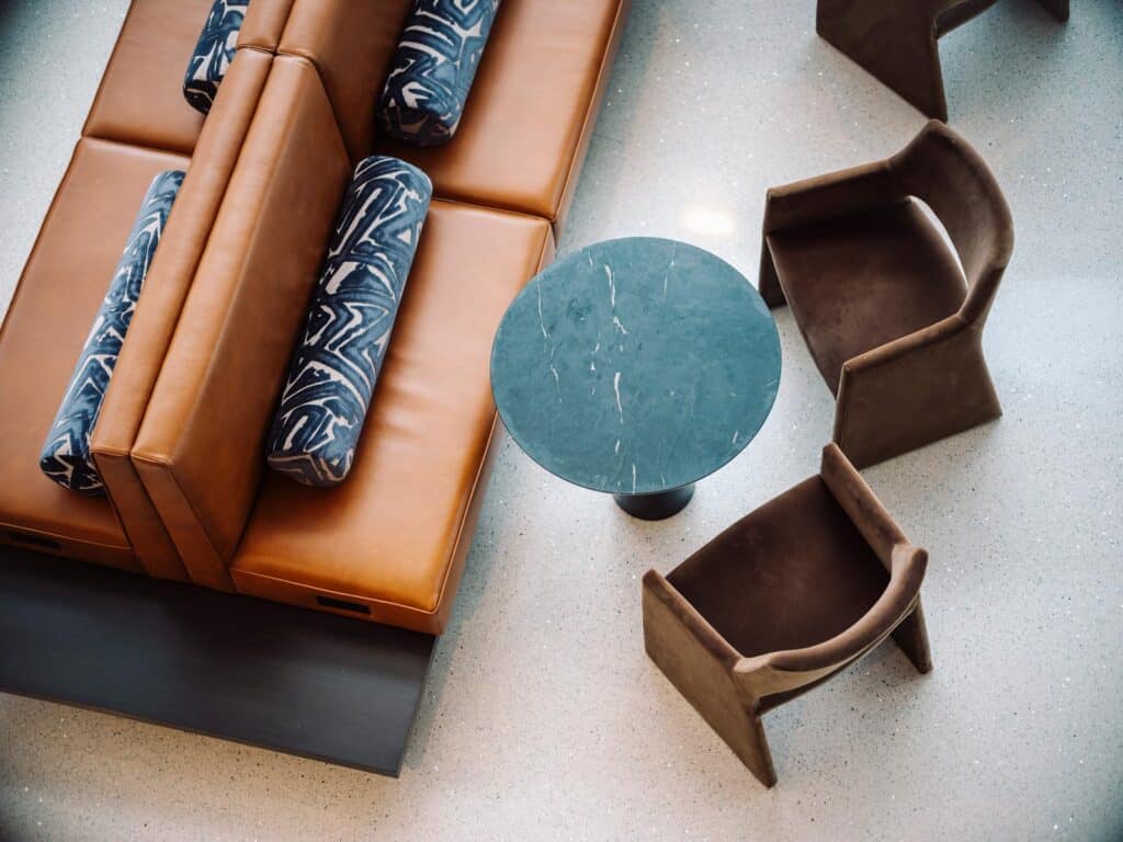 Double-Sided Jordan Banquette | Jamie Stern Design