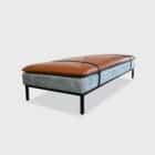 Atlantic Bench | Jamie Stern Design | Upholstered Strapped Bench