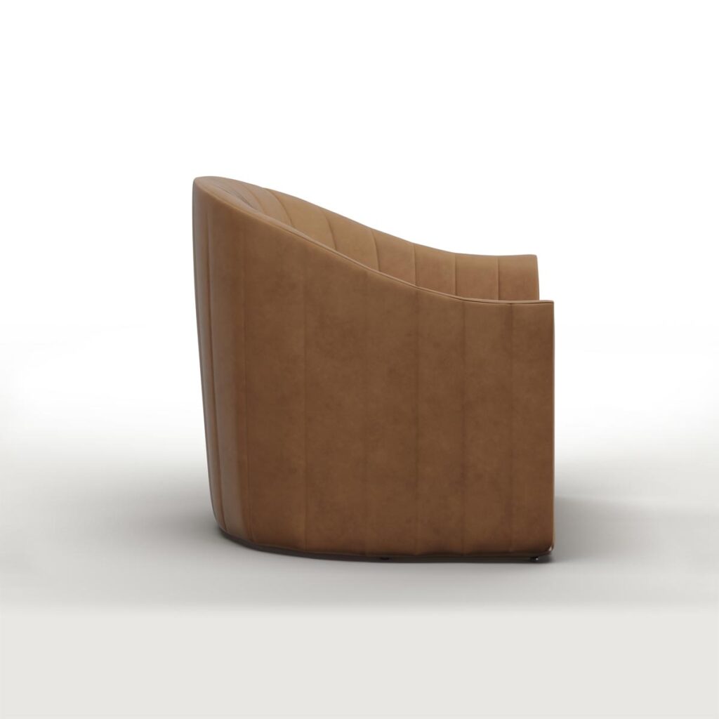 Bennett Lounge Chair | Rounded Back Chair | Jamie Stern Design