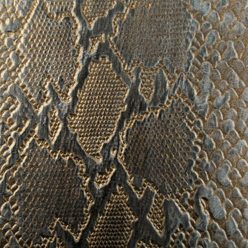 Python Embossed Leather | Jamie Stern Design | Upholstery Leather