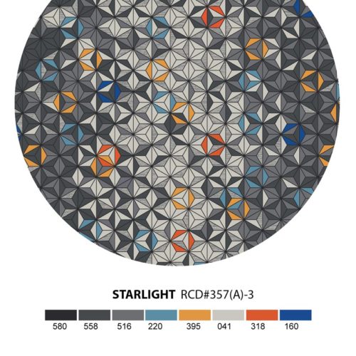 Starlight Geometric Carpet Design | Jamie Stern Design